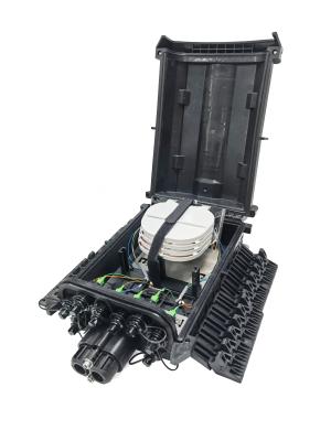 China IP68 16 Ports Fiber Optic Distribution Box with 48 Cores Splice Closure for FTTH Networks for sale