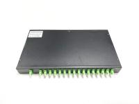 China 16 Port LC Fiber Optic Patch Panel ODF Rack Mount 19 Inch with 65dB Return Loss Sliding Patch Panel for sale