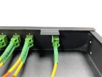 China 16 Port LC Fiber Optic Patch Panel ODF Rack Mount 19 Inch with 65dB Return Loss Sliding Patch Panel for sale