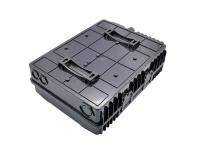 China Fiber Optic Splitter Box 48cores Outdoor IP65 With LGX Module and PC ABS Material for Fiber Splicing Splitting and Distribution for sale