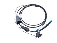 China FLX LC Duplex Single Mode IP67 FTTA FTTH Patch Cord LSZH 4.8mm G657A2 for sale