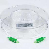 China OS2 Single-Mode Invisible Fiber Optic Cable with SC/APC Connector and G657 Fiber for Indoor Transparent Wiring for sale