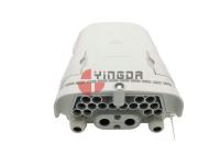 China Pole Mount Fiber Optic Splitter Box Waterproof FTTH IP66 12 / 16 Cores Anti UV for sale