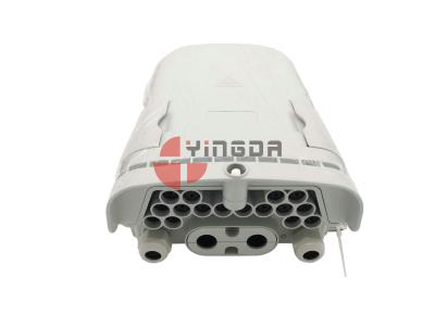China Pole Mount Fiber Optic Splitter Box Waterproof FTTH IP66 12 / 16 Cores Anti UV for sale