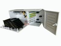 China Durable Fiber Optic Termination Box 48 Port Wall Mount IP30 Protection ISO Approval for sale