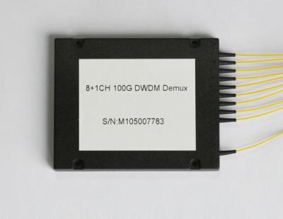 China single mode SMF 28E 1610nm FC UPC 1100G 8CH MUX DEMUX DWDM for sale