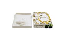China 2 Core SC Fibra Optica Rosette For Fiber to the Home Indoor Wall Mounted With Cassette for sale