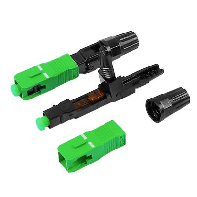 China 1 Core Field Installable Connector SC APC FTTH GPON Quick Splice Connector for sale