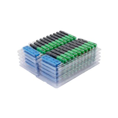 China Green SC APC Field Mount Connector Single Mode No Epoxy For FTTB FTTC for sale