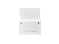 China Indoor Plastic Wall Outlet 2.0mm Fiber Optic Termination Box for sale