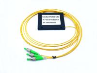 China G65A71 LSZH FC APC Single Mode 1x2 Fiber Optic Plc Splitter for sale