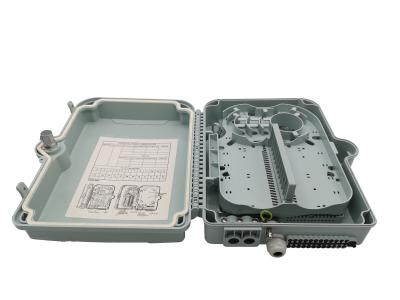 China 24 Cores Outdoor Mid Span Access Fiber Optic Splitter Box FTTH GPON CTO IP65 for sale