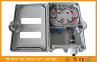 China 2 / 4 Core FTTX Outdoor Fiber Termination Box Wall Mount With PC / ABS Material for sale