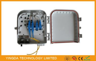 China 8 Port Outdoor Braodband CATV / LAN Fiber Optic Splitter Box Pole Mounted for sale