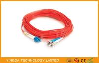 China ST / PC - LC / UPC Patch Cord Multimode Fiber MM 50 (125) 3M 3mm LSZH for sale