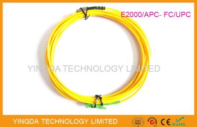 China 100% Factory Telecom FTTH E2000 / APC - MU FC LC Fiber Optic Patch Cord for sale