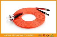 China SMA905 ST / UPC Multimode Fiber Optic Patch Cord , Mm Duplex Fiber Optic Jumper for sale