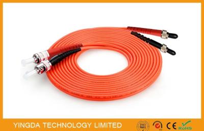 China SMA905 ST / UPC Multimode Fiber Optic Patch Cord , Mm Duplex Fiber Optic Jumper for sale