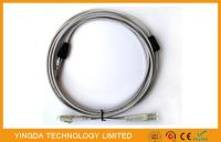 China LC Jumper Multimode Armored Duplex LC Fiber Optical Patch Cord Round Anti Rodent for sale