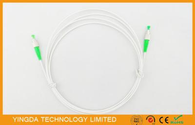 China fiber optic patch Cord FC / APC - FC / UPC SM SX FTTH Drop Cable Figure 8 White for sale