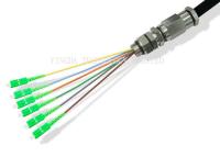China Waterproof Fiber optic Pigtails 6 Core SC / APC  singlemode 9/125 um OS2 LSZH 15 Meter 0.9mm for Outdoor Telecom for sale