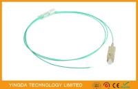 China FTTx SC Fiber Optic Pigtail Connector OM3 - 300 10G , SC Pigtail MM 5M Aqua for sale