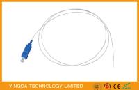 China PVC 1.5Mtrs 0.9mm SC / UPC Fiber Optic Pigtail SM Loose Buffer / Jumper Cable for sale