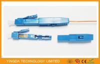 China Mechanical Fast Field Installation UPC LC Fiber Optic Connector  , Quick SC Connector  for sale