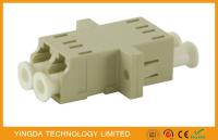 China LC Multimode Fiber Optic Adapter Coupler Duplex Ceramic Ferrule , LC Fiber Adaptor for sale