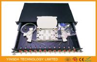 China 12 Port FC Fiber optic Patch Panel rack mount , 12 Fibers FC SM SX ODF Patch Panel for sale
