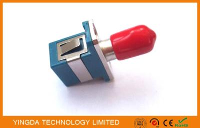 China Multimode Hybrid Fiber Optic Adapter SC - ST Connector With Ceramic Sleeve for sale