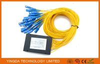 China ODN Fiber Optic PLC Splitter 1x32 Tight Buffer White Hytrel 0.9mm LSZH​ for sale