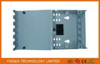 China FTTx Mini 6 Port Fiber Optic Termination Box Flip Cover , Fiber Optic Joint Box for sale