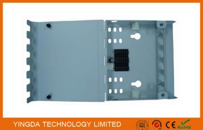 China FTTx Mini 6 Port Fiber Optic Termination Box Flip Cover , Fiber Optic Joint Box for sale