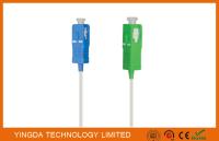 China SC Pigtails PC Simplex Single Mode 9/125um 0.9mm 2M Yellow , SC Optical Pigtail for sale