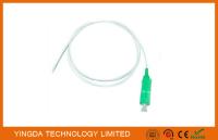 China SC APC Fiber Connector OS1 OS2 9/125um 1.5 Mtrs White LSZH Simplex Optical Cable for sale