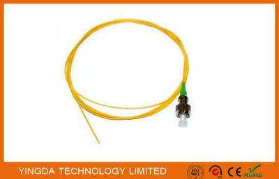 China Pigtail OS1 FC APC Simplex SM 0.9mm 3Meter Fiber Optic Cable Yellow for sale