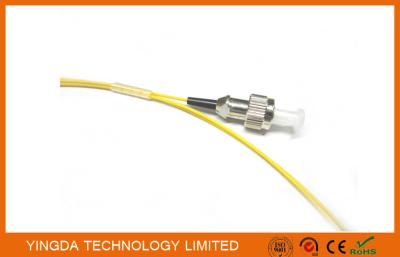 China Fiber Optic Pigtail FC singlemode 0.9mm 1meter Yellow Color Cable PVC G652D for sale