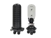 China 4 Ports PC 96 Fiber Optic Cable Splice Closure Pole Wall Mount Dome Mechanical for sale