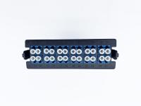 China 8 Fibers MPO Cassette Module G657A2 LSZH Hydra Cable Assembly APC for sale