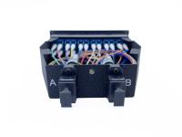 China 8 Fibers MPO Cassette Module G657A2 LSZH Hydra Cable Assembly APC for sale