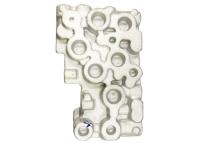 China Shot Blasting Valve Plate 234 X 154 X 48 Forging Press Aluminum Valve Body for sale