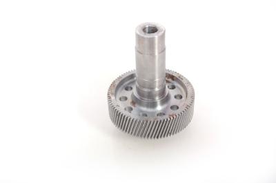 China 85 Teeth Machine Shaft Low Carbon Alloy Steel Spur Gear Shaft 1.6kg for sale