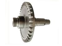China Cast Steel Sheave Shaft Drive CVT Pulley Shaft 20CrMoH 20CrMo5 Tooth Width 31 for sale