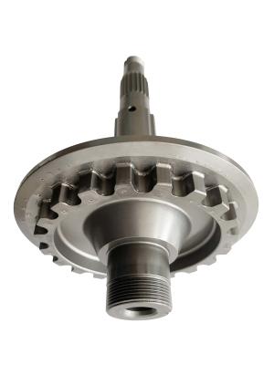 China 26 Tooth Width Shaft And Pulley 20CrMoH Custom Splined Shaft 4.2kg for sale
