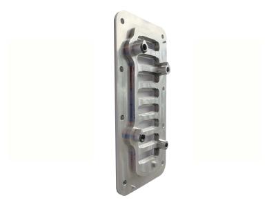 China Square Aluminum Forging Components 6063 Aluminum Valve Body for sale