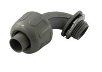 China PA6 Nylon 90 Degree Liquid Tight Connector 3/8
