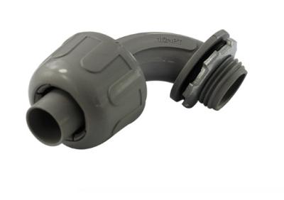 China PA6 Nylon 90 Degree Liquid Tight Connector 3/8