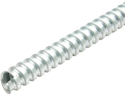 China Silver Flexible Electrical Tubing P4 Single Locking Steel Conduit - IP68 Rated, -40°C to +80°C Temperature Range for sale