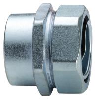 China Round Shape Flexible Conduit Fittings Inner Teeth Connector 3/8